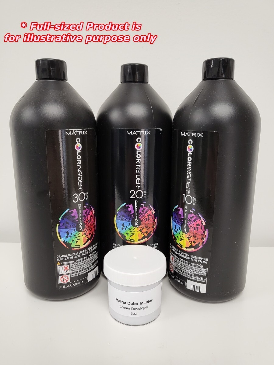Matrix Insider Color Cream Developer 3oz /10/20/30 volume/ Small Bottle ...