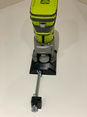 Fully Adjustable Circle Jig for Ryobi R18TR-0 ONE+ Cordless Trim Router ...