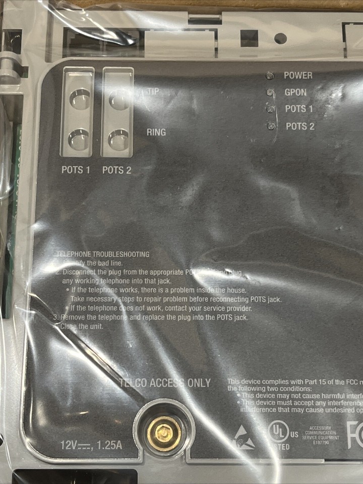 ADTRAN 1287802F1C TA 352 GPON 4th GEN ONT , Total Access 352 , NEW IN ...