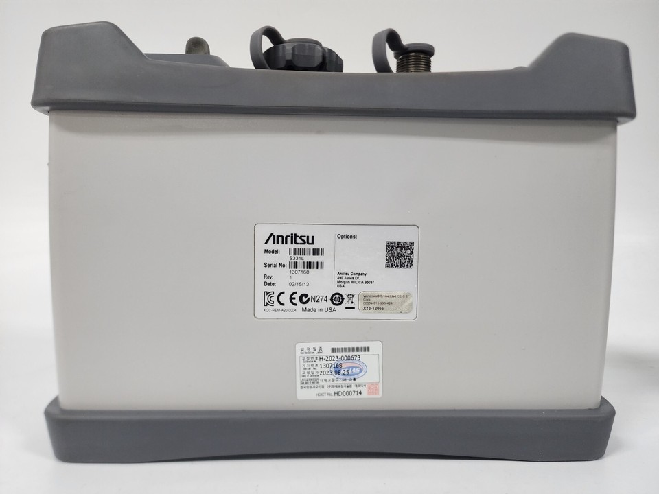 Anritsu S331L Site Master Handheld Cable and Antenna Analyzer, 2 MHz to ...