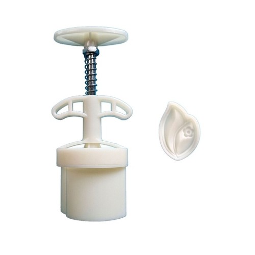 Hand Pressure Willow Leaf Fondant Mooncake Press Cookie Cutter Baking ...