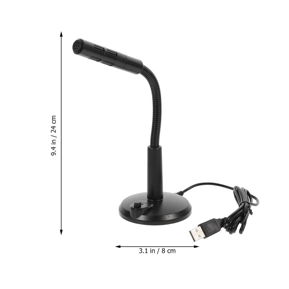 USB Microphone Practical Computer Microphone Game Mic Computer ...