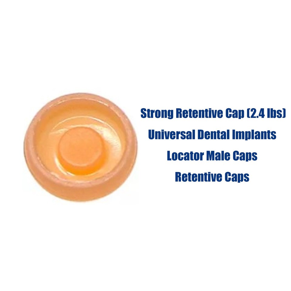 US Dental Overdenture Implant Locator Abutment Retention Cap Male ...