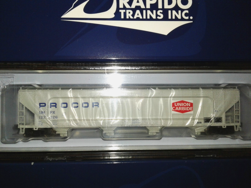 N SCALE RAPIDO LOT 2 PROCOR 5820 COVERED HOPPER UNPX #122392, 122026 | eBay