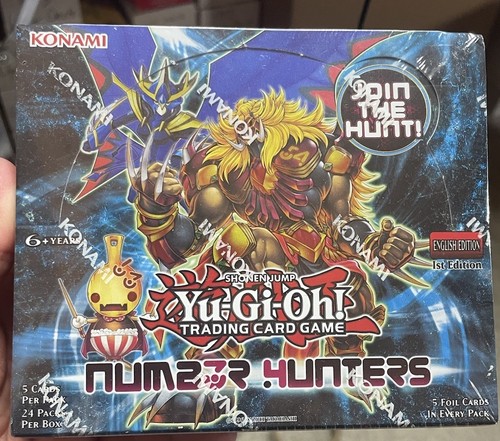 YUGIOH NUMBER HUNTERS 1ST EDITION English 24 Pack BOOSTER BOX Sealed | eBay