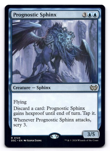 Prognostic Sphinx NM Commander: Duskmourn: House of Horror 124 MTG ...