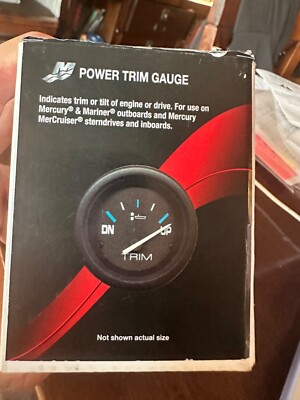 Mercury Marine power trim gauge 79-89592A01 | eBay
