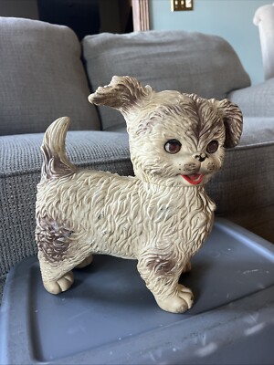 Vintage~Edward Mobley~Batty Eyed Dog Squeak Toy 10" Tall Arrow Rubber ...