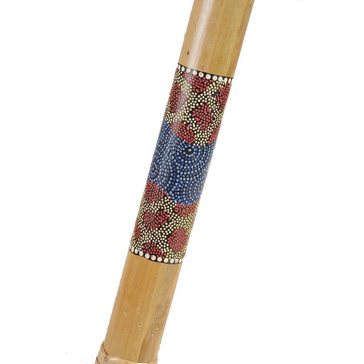 Regenmacher Rainstick Rainmaker Bambus Musik Instrument Rhythmus bemalt ...