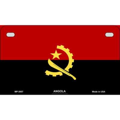 Angola Flag Novelty Metal Motorcycle Plate MP-3957 | eBay