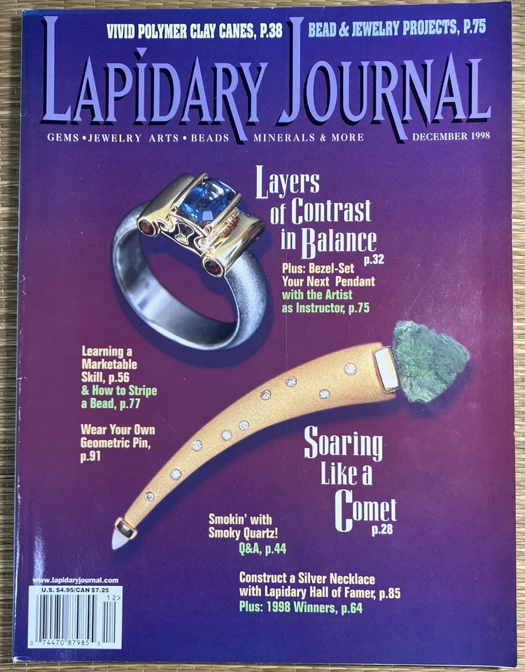 Jewelry Arts Lapidary Journal Magazine 4 Back Issues 1990s Step By Step ...