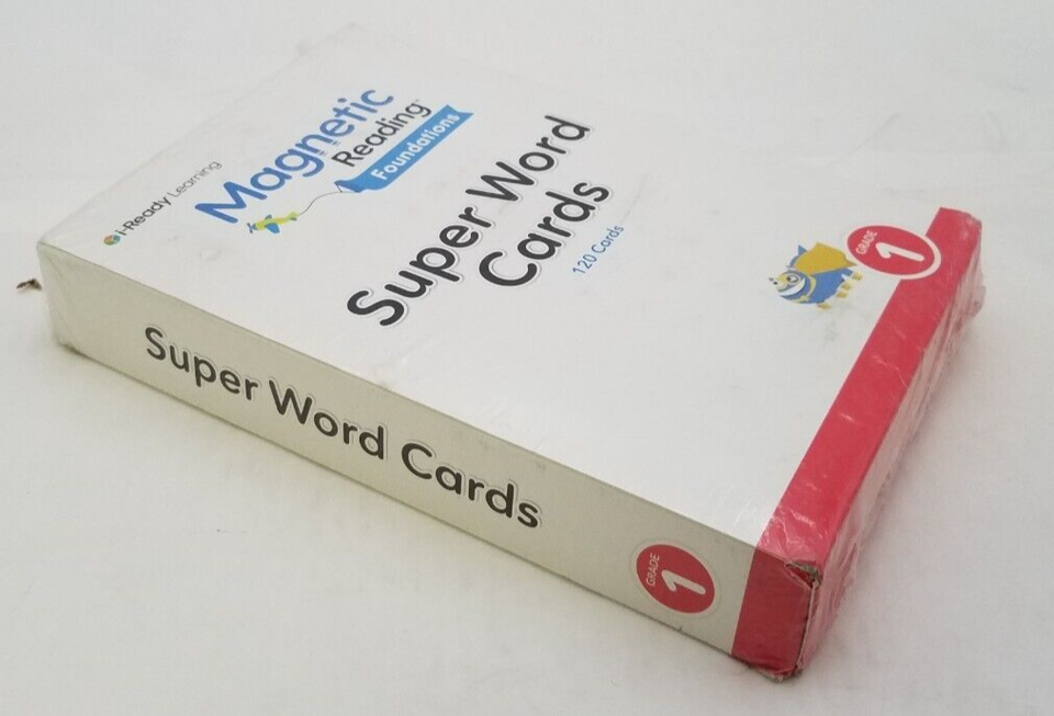 i-Ready Magnetic Reading Foundations Super Word Cards Grade 1 - 120 ...