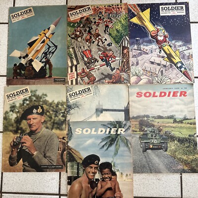 Lot of 7 - Some from 1958 & 1959 Collectable British Army Soldier ...