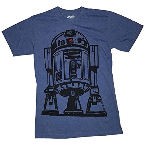 Mad Engine Star Wars R2-D2 Graphic Print Men's Blue T-Shirt - NWT | eBay