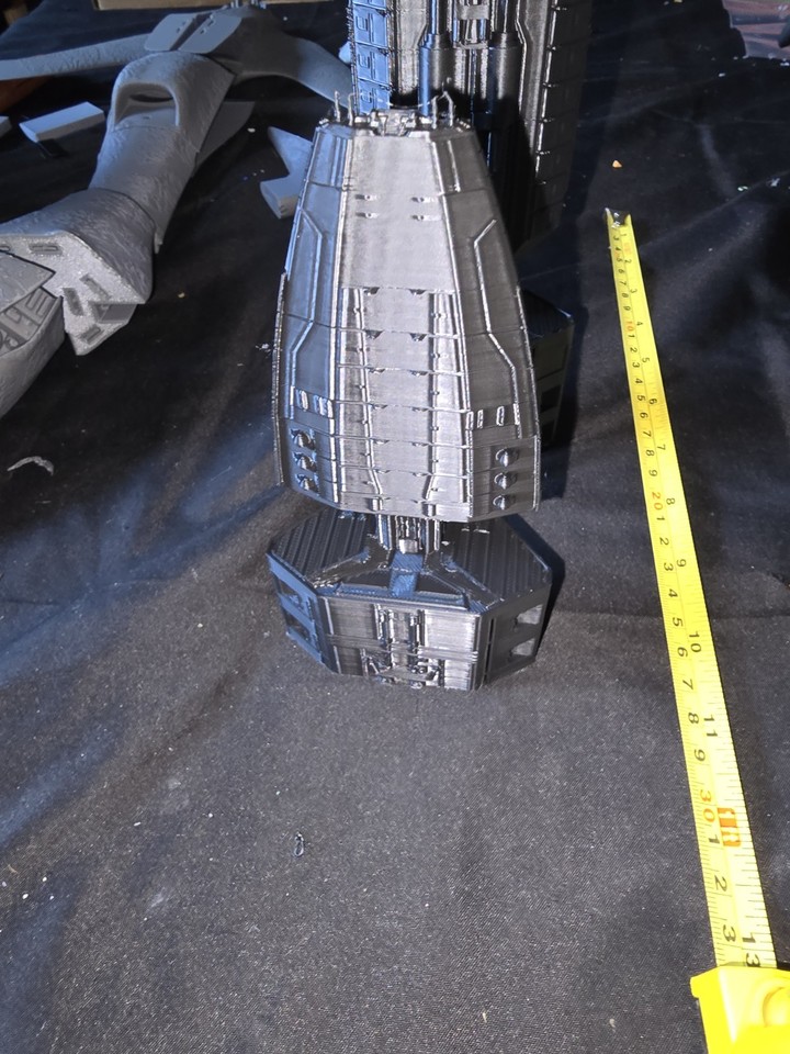 Classic BATTLESTAR GALACTICA Fleet Ship Fury Class Ship -12" Custom 3d ...
