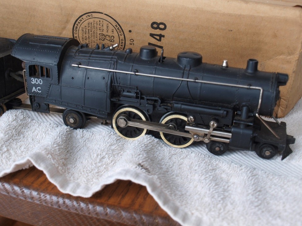 Gilbert American Flyer S Gauge #300 Atlantic Loco w/Reading Tender ...