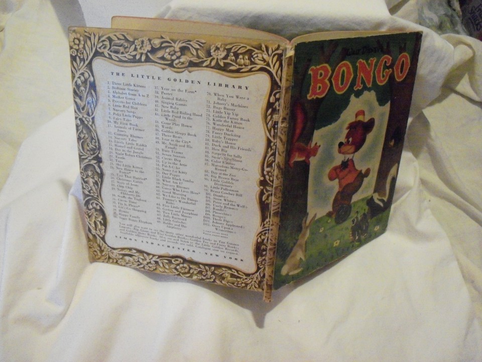 1948-F-BONGO Bear Little Golden Book - #171 | eBay