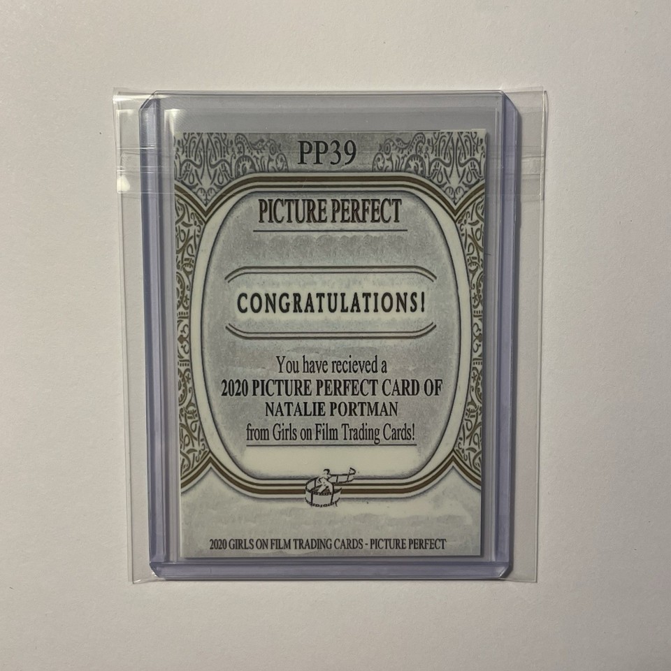 Natalie Portman 2020 GOF Girls On Film Picture Perfect Custom Card # ...