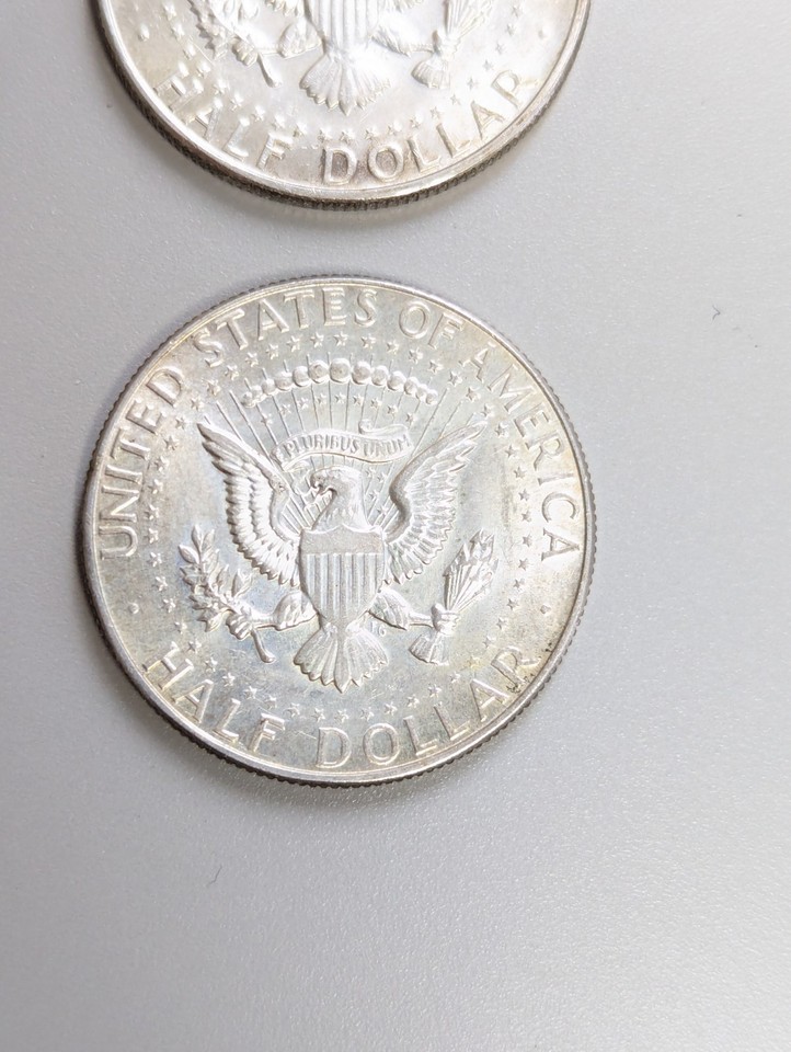 1968-D Kennedy Half Dollar Coins (40% silver) Lot Of 4 Circulated | eBay