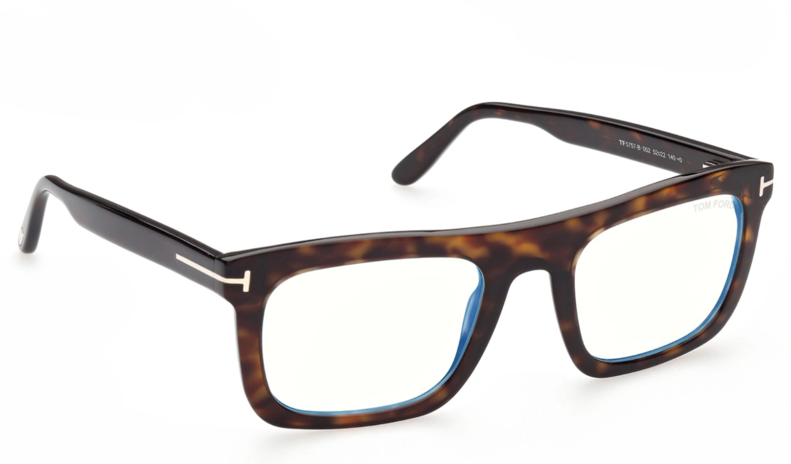 New Tom Ford Reading Glasses TF 5757-B 052 52-22 Tortoise & Gold Frames ...
