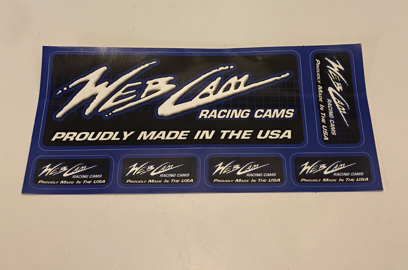 web racing cams camshaft sticker sheet decal | eBay