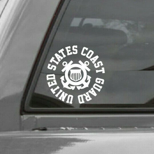 Coast Guard Window Decals