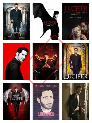 LUCIFER POSTER lu01 (CHOOSE SIZE - A5/A4/A3/A2/A1/A0) ALSO FRAMED ...