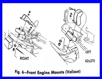 1960 1961 1962 1963 1964 1965 1966 Plymouth Valiant 170 Slant Six Motor ...