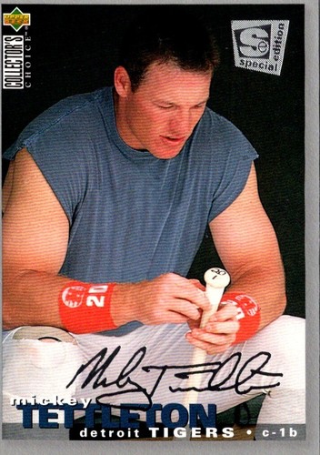 1995 Collector's Choice SE Mickey Tettleton #221 Detroit Tigers ...