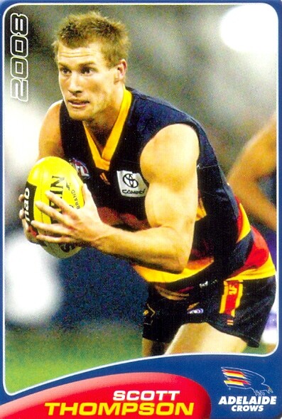 2008 Herald Sun AFL Trading Cards Common card - 11 - Scott Thompson ...