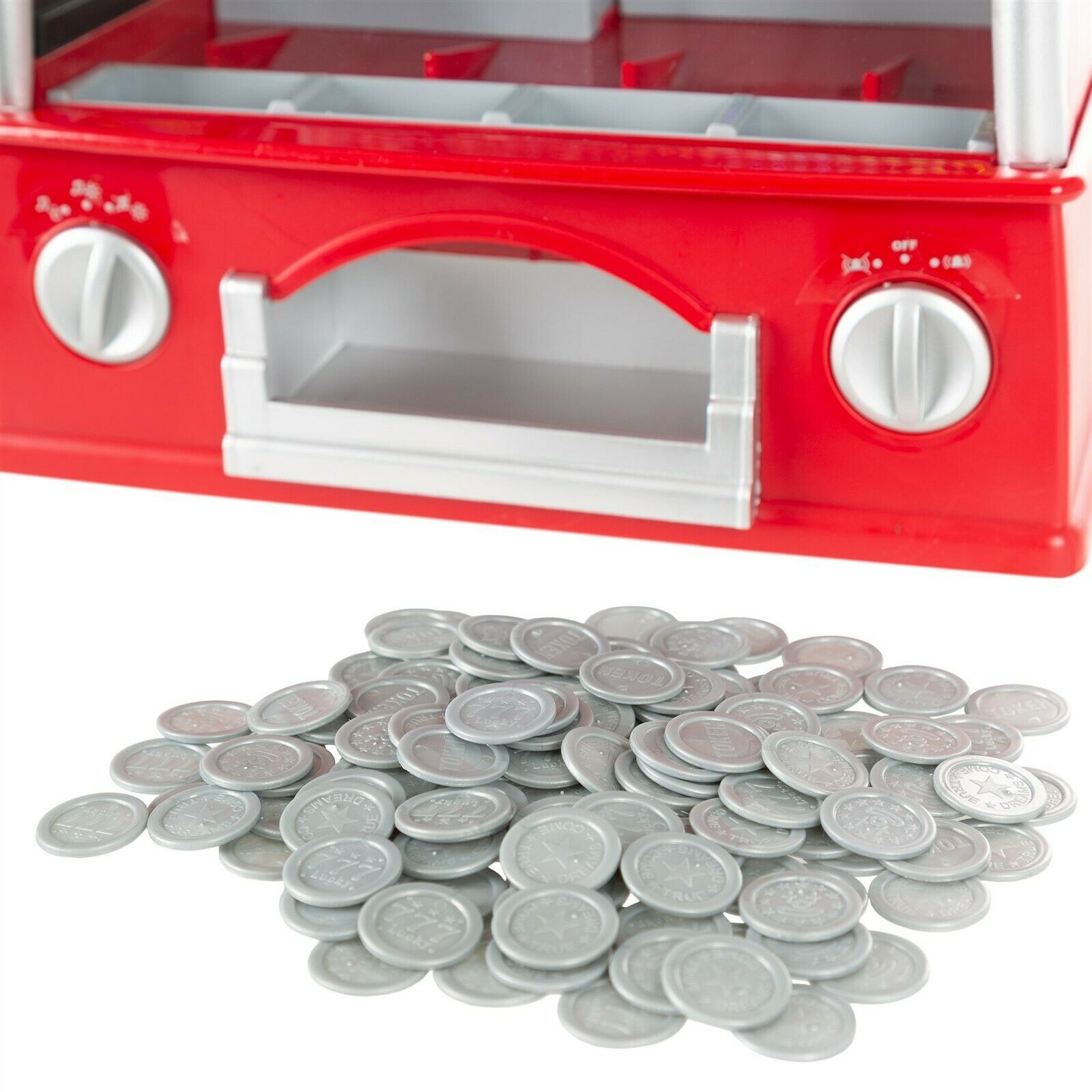 Mini Coin Pusher Arcade Game Replica 150 Play Token Dozer 13 In High | eBay