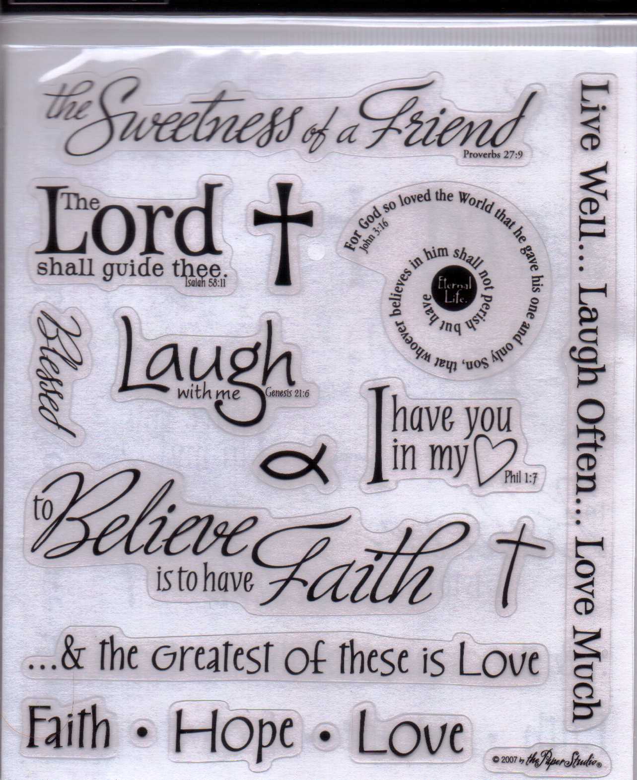 The Paper Studio Stickabilities RELIGIOUS Themed Stickers~U Choose ...