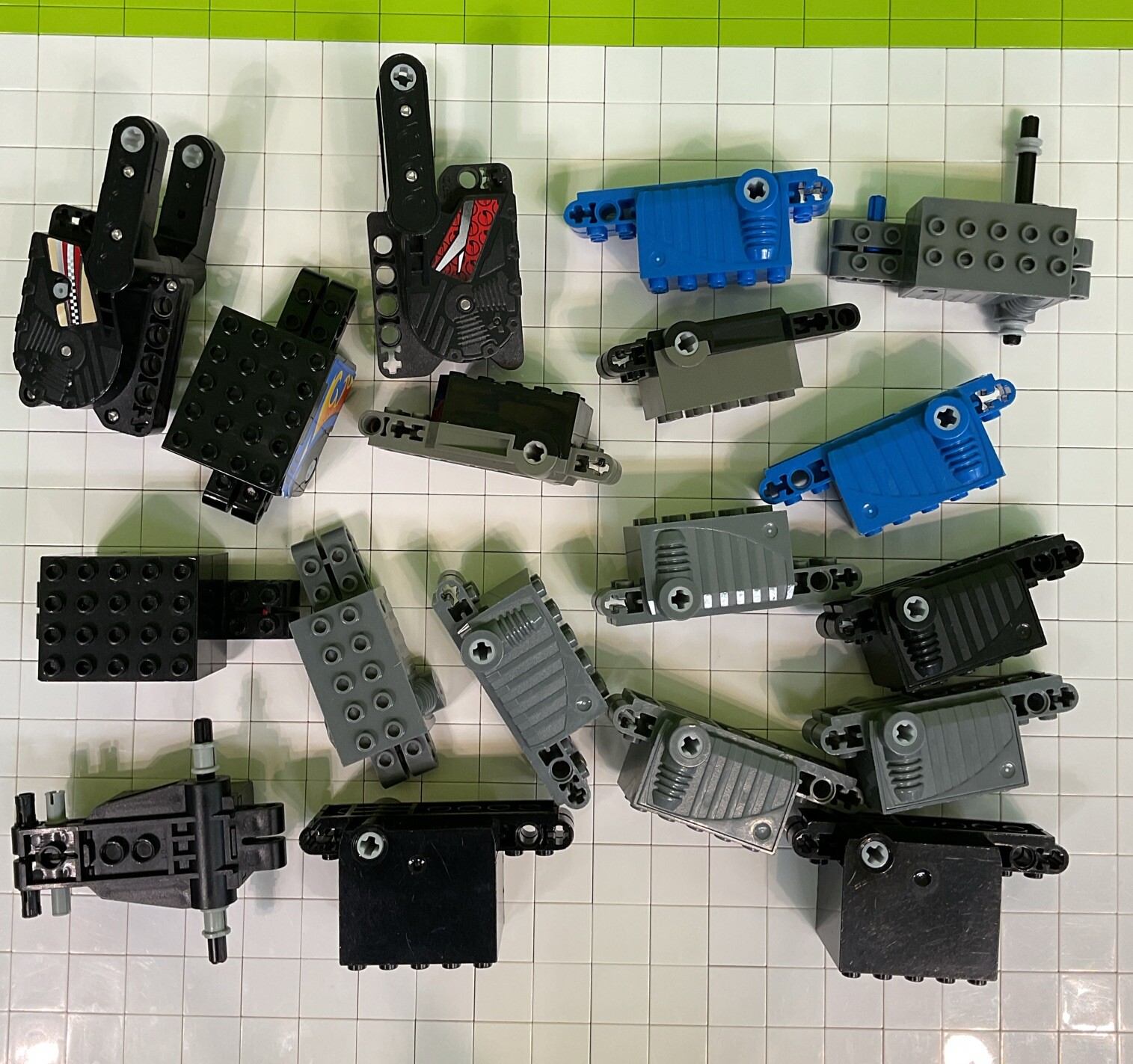 18x LEGO Technic Pullback Motor Lot Car Motorcycle Blue Black Y970 | eBay