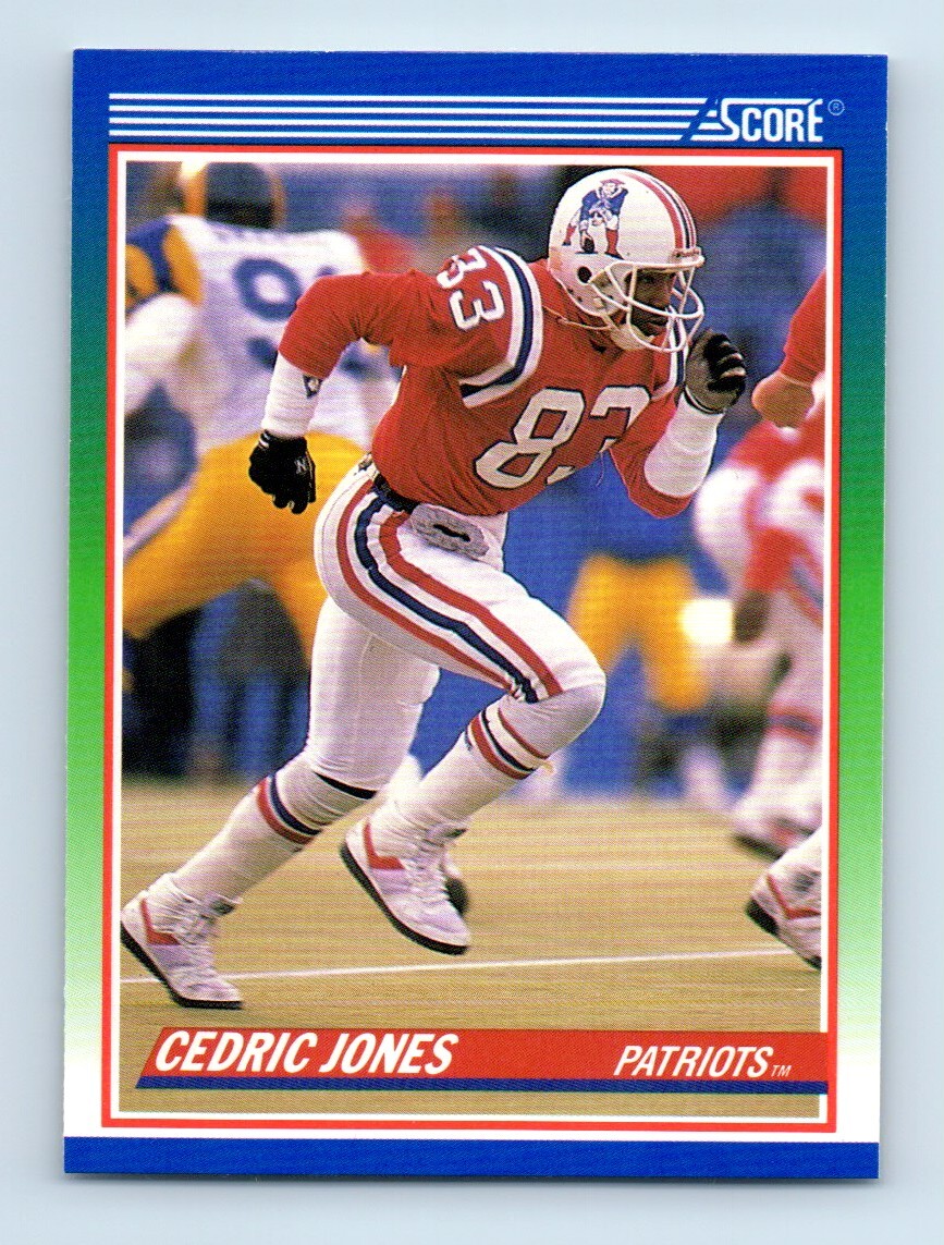 1990 Score Cedric Jones Rookie New England Patriots #418 | eBay