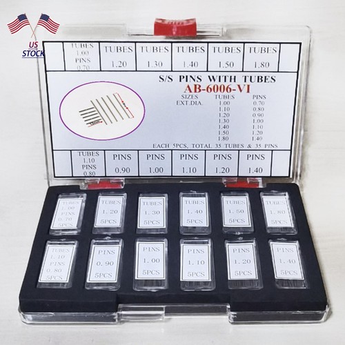 Watch Band Part Pressure Repair Tool Stainless Steel 35PCS Pins with ...