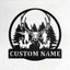 Personalized Deer Hunting Metal Sign, Custom Deer hunter Name Wall Art ...