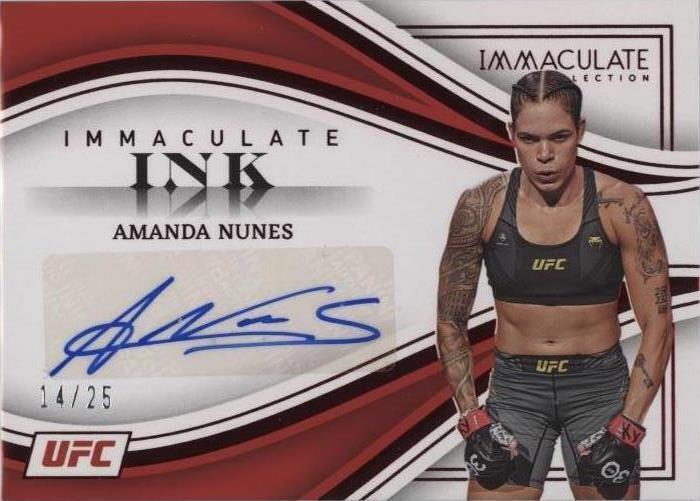 2023 Panini Immaculate Collection UFC - Immaculate Ink Amanda Nunes #II ...