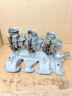 OLDSMOBILE 303 324 EDELBROCK TRI POWER INTAKE 3X2 OL396 MANIFOLD W/94 ...
