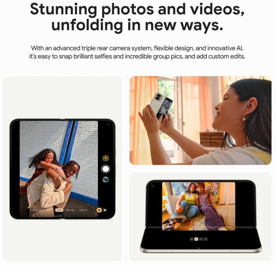 Google Pixel 9 Pro Fold, Fully Unlocked | 256 GB, Black, 8 in | Grade B ...