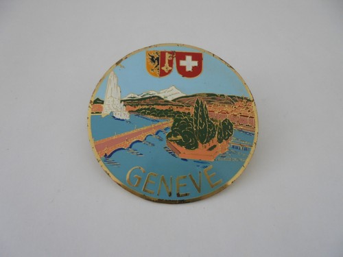 Emailleplatte Enamel Automotive Badge 75mm Automobile Club Genova ...