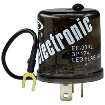 3 Pin Prong 12V Terminal Relay Electronic LED Flasher Switch Turn ...