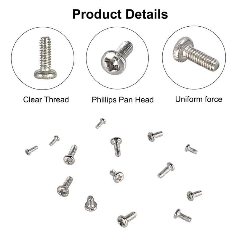 Durable Small Screws Set Versatile Mini Screws Kits for Glasses Watches ...
