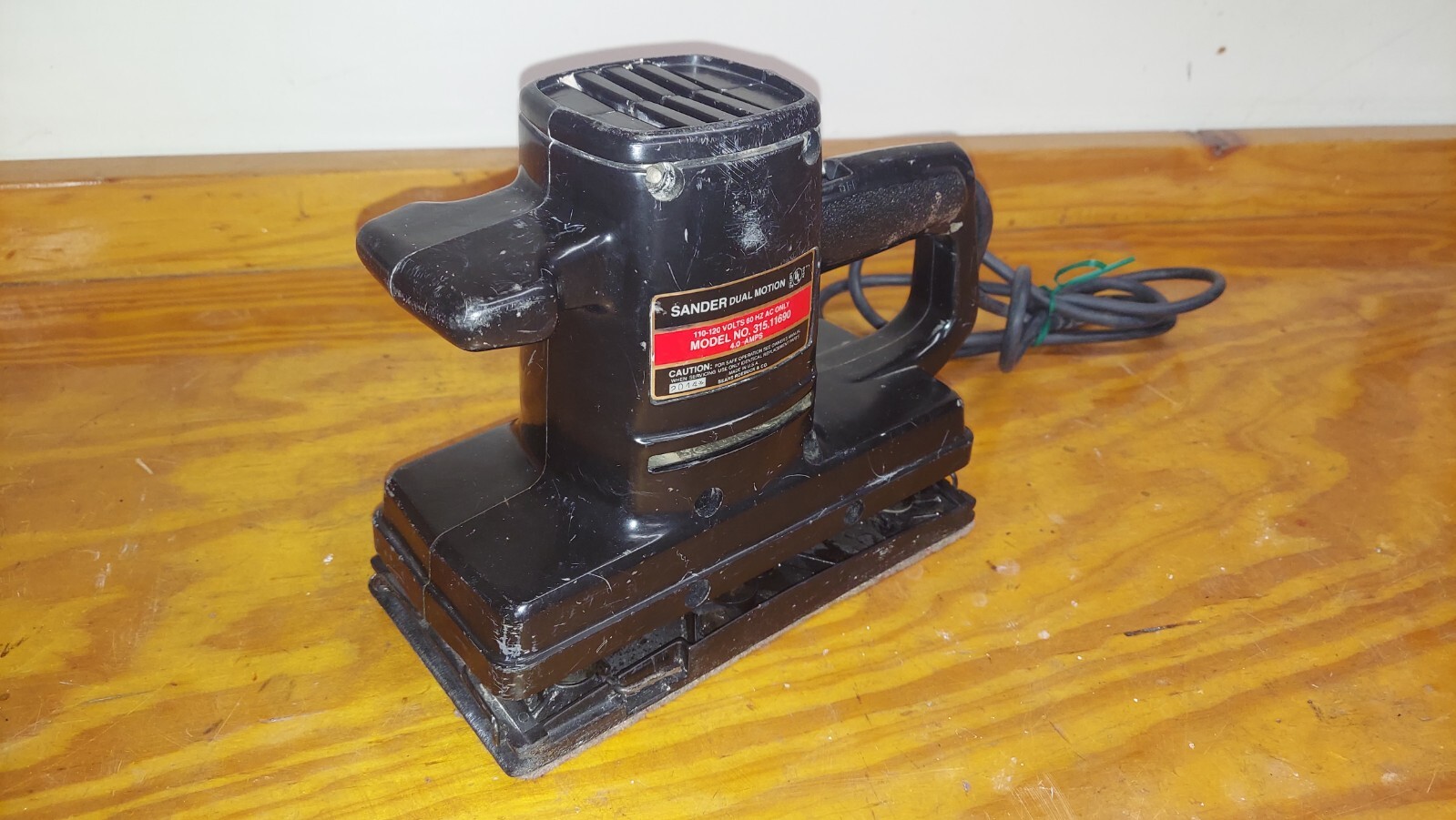 SEARS CRAFTSMAN SANDER MODEL 315.11690 DUAL MOTION | eBay