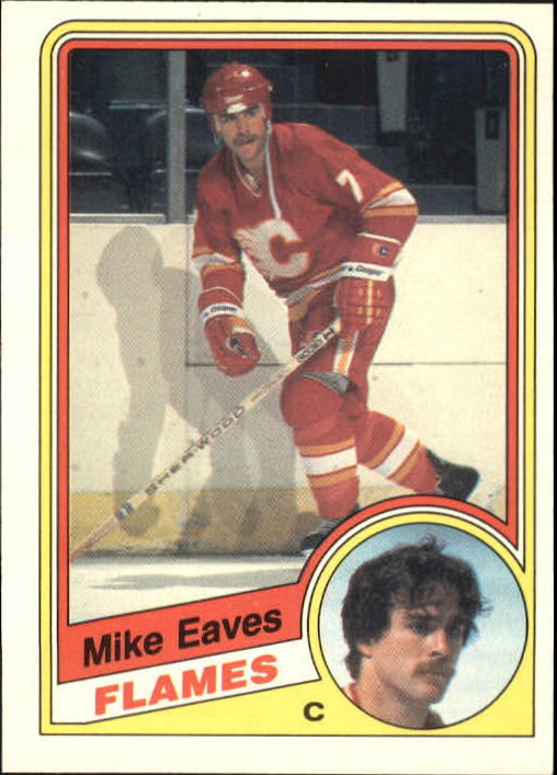 1984-85 O-Pee-Chee Calgary Flames Hockey Card #221 Mike Eaves | eBay