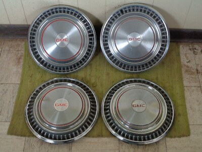 1974 GMC Sprint Caballero C15 Truck 1/2 Ton Van Hubcaps | 15" | Set of ...