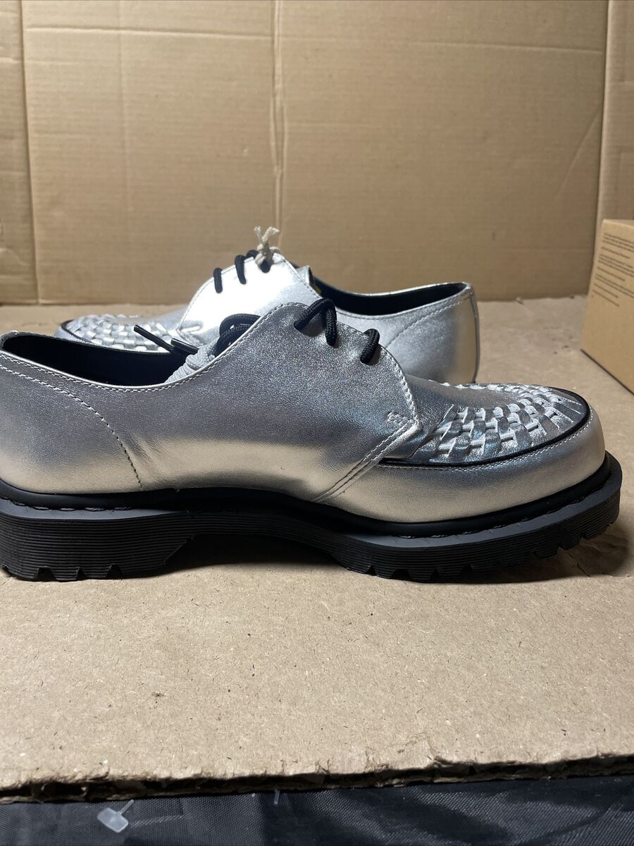 Supreme Shoes Mens 11 Doc Martens Ramsey Creeper Silver FW23 Supreme Shoes Mens 11 Doc Martens Ramsey Creeper Silver FW23