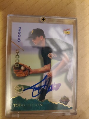 TODD HELTON 1995 SIGNATURE ROOKIES CARD #58 COLORADO ROCKIES RC ROOKIE ...