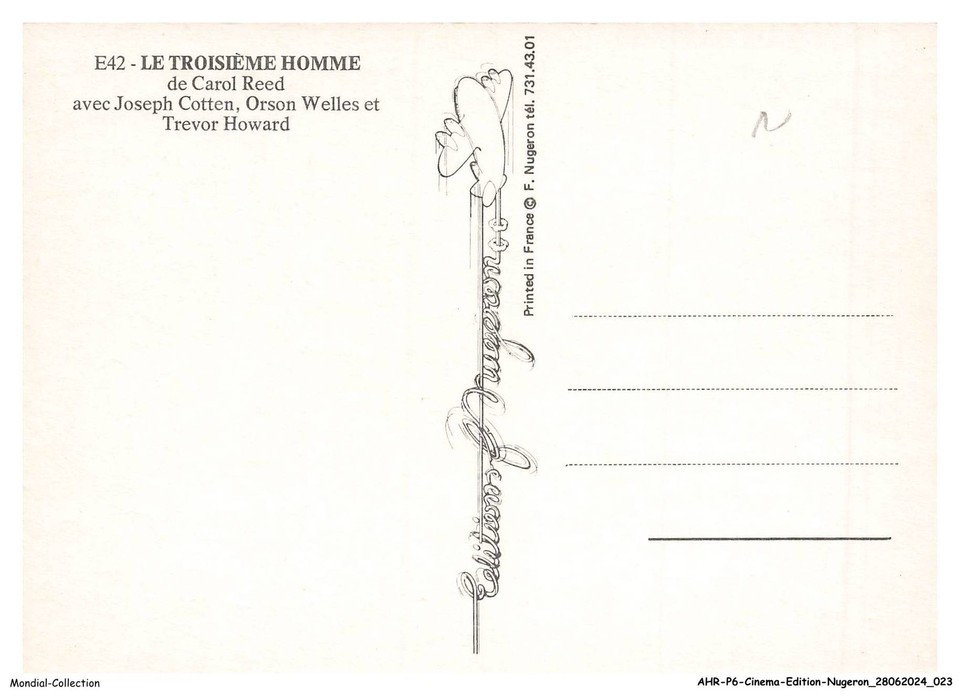 AHRP6-0509-NUGERON - The Third Man - Carol Reed | eBay