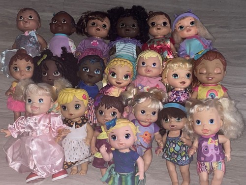 Hasbro Baby Alive Lot of 20 Dolls Played With Condition Mixed Lot 2008 ...