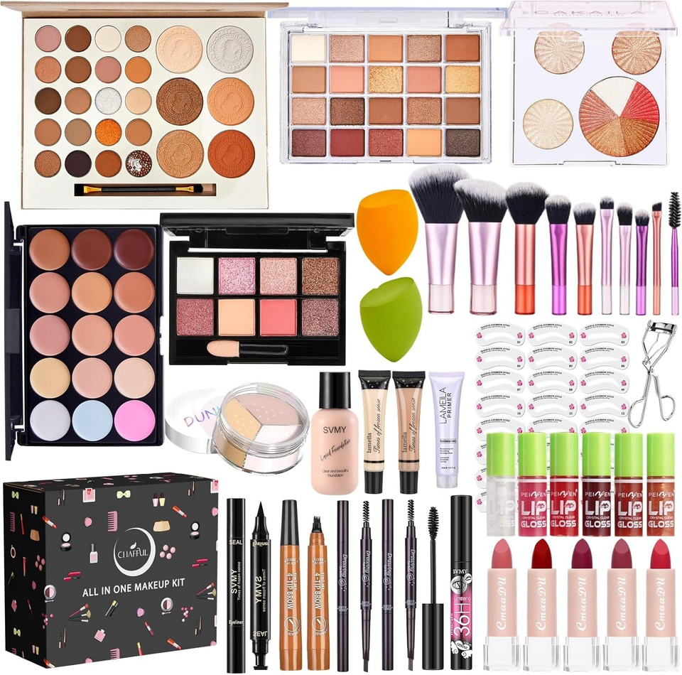 All in One Makeup Kit, Kit for Women Full Make up Gift Set For ...